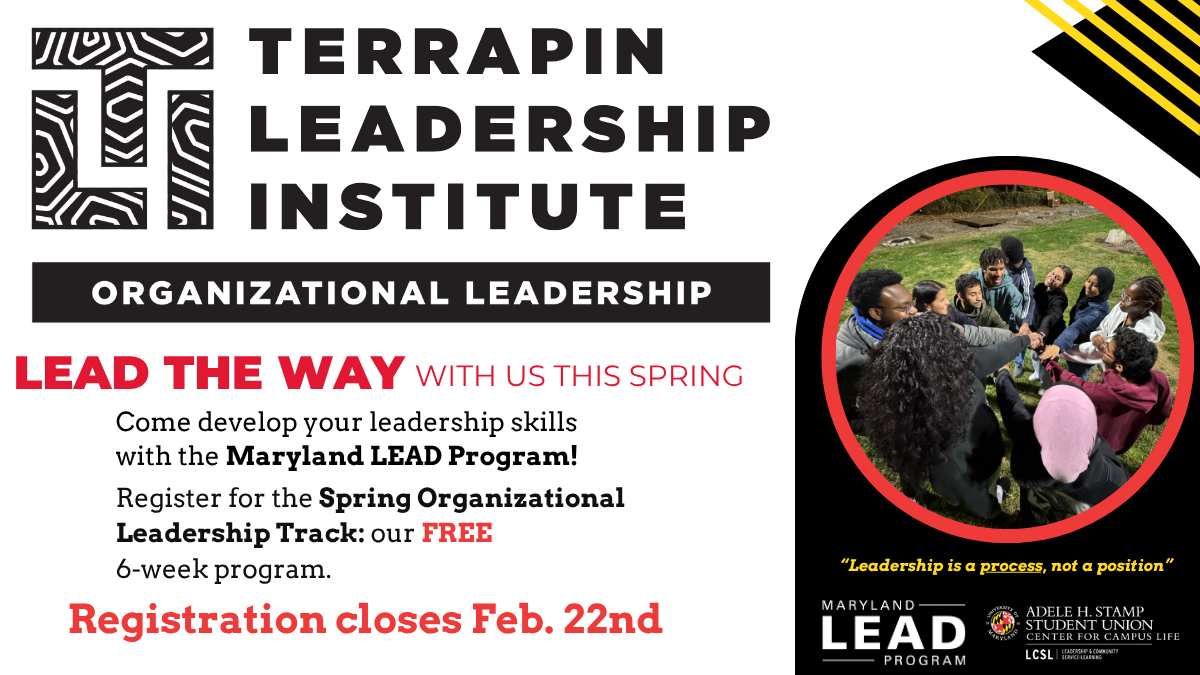 Terrapin Leadership Institute | Adele H. Stamp Student Union